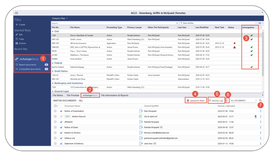 Interface Overview – Dye & Durham Canada