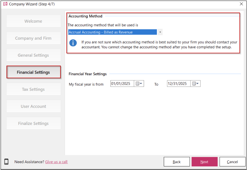 Accounting Methods used in Unity® Accounting – Dye & Durham Canada