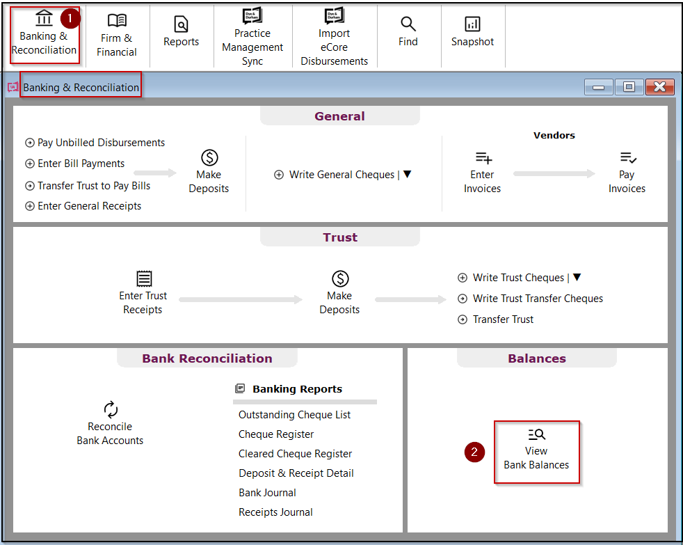 How to View Bank Balances – Dye & Durham Canada